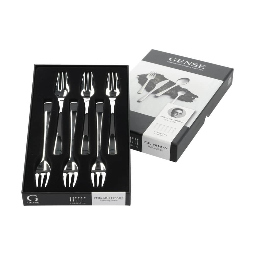Gense - Steel Line Kagegaffel - 6 stk. - L 24,8 cm - Rustfrit stål ...