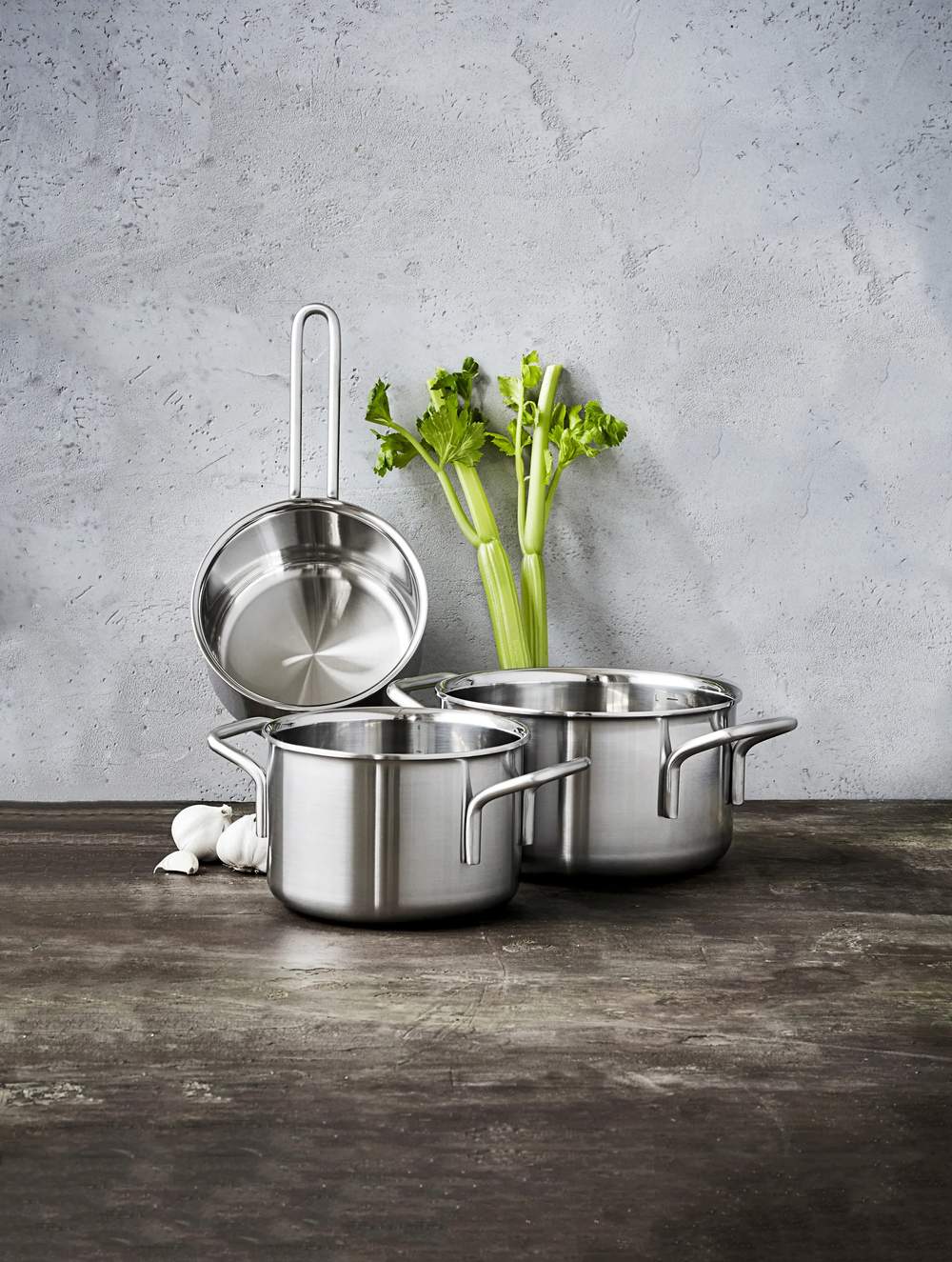 Eva Trio - Multi Grydesæt - 3 dele - 1,8/2,2/3,6 liter - Aluminium ...