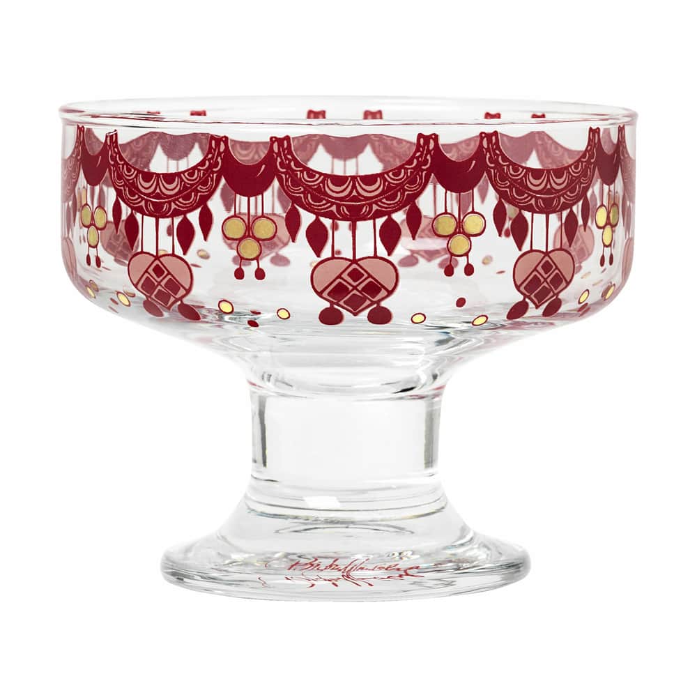 Bjørn Wiinblad - Guirlande Skål på fod - 4 stk. - Ø 10,5 x H 8 cm ...