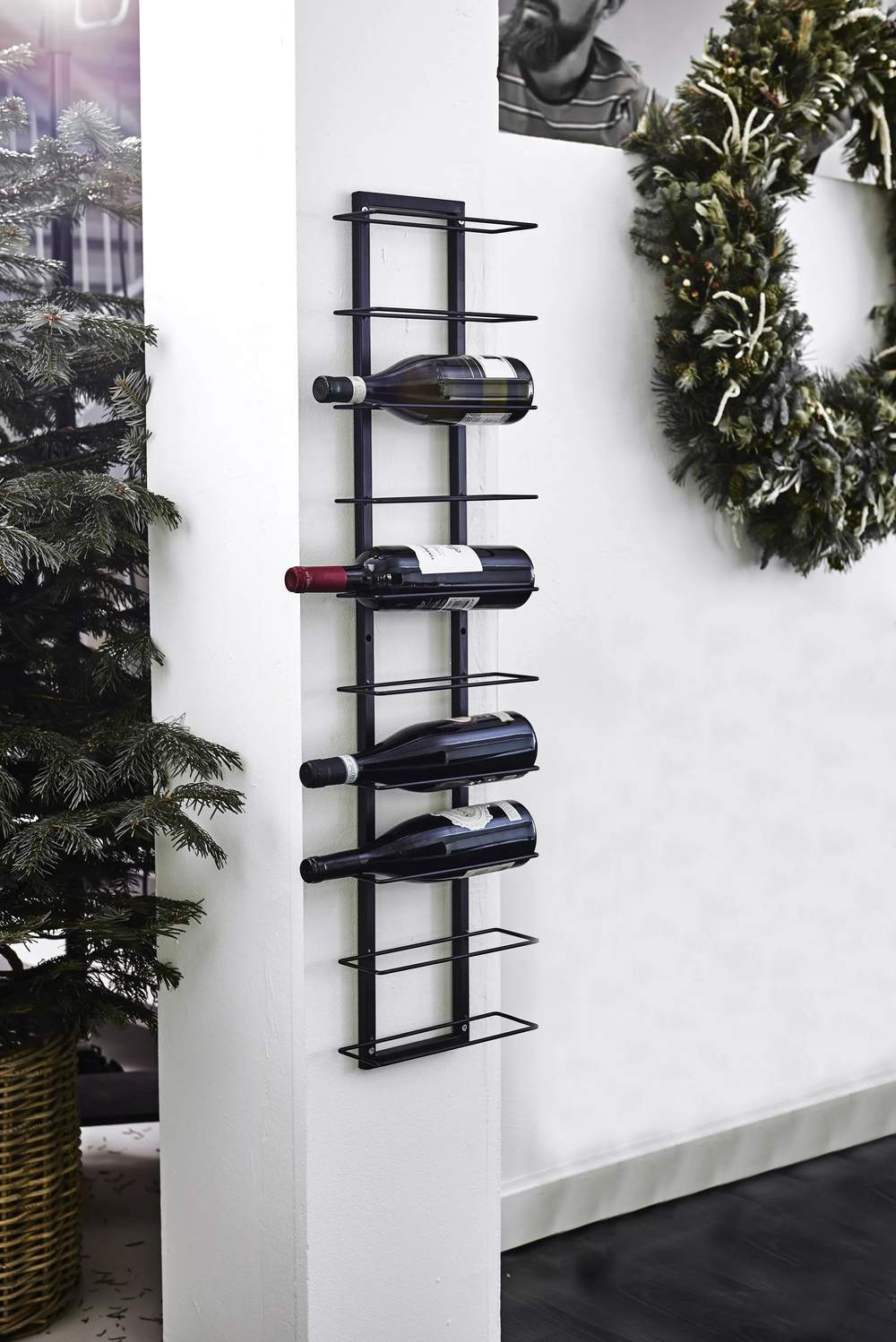 CASA Living - Vinreol - 10 flasker - Metal - Sort | Imerco