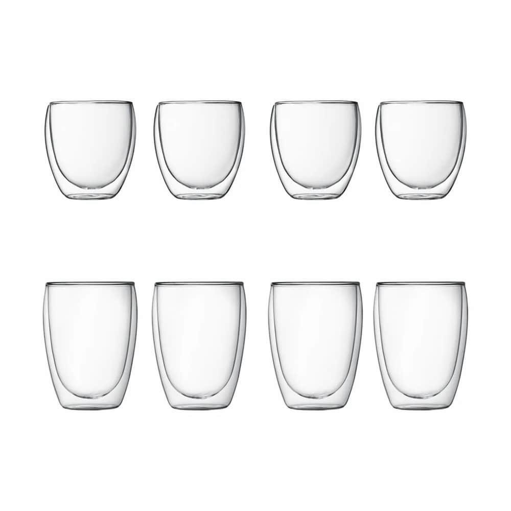 Bodum - Pavina Termoglas - 8 stk. - 25 cl/35 cl - Borosilikatglas | Imerco