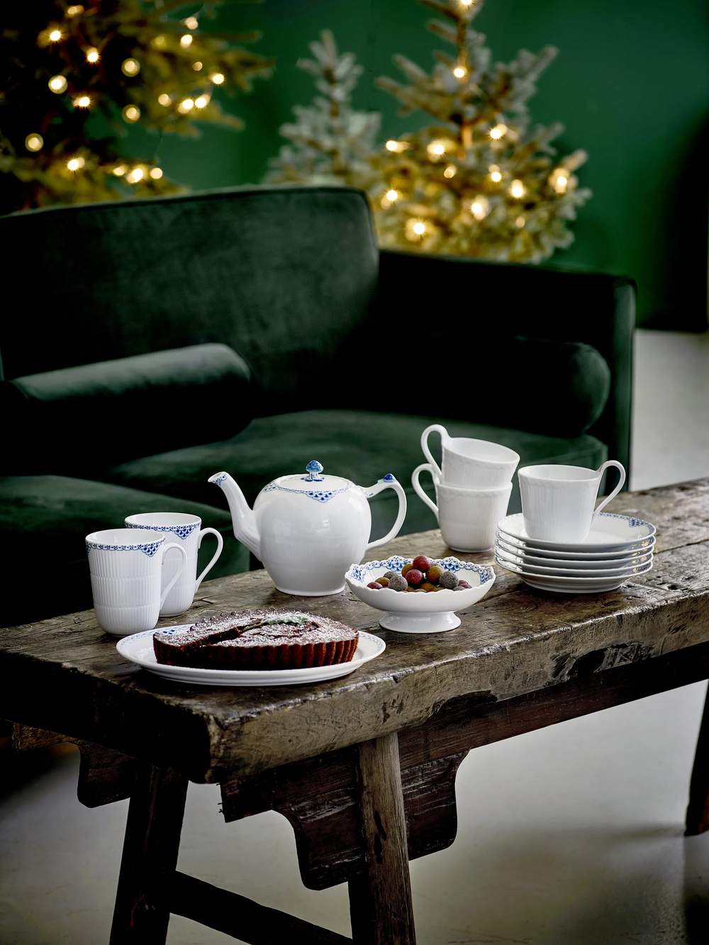 Royal Copenhagen - Prinsesse Oval Tallerken - Ø 28 cm - Porcelæn ...