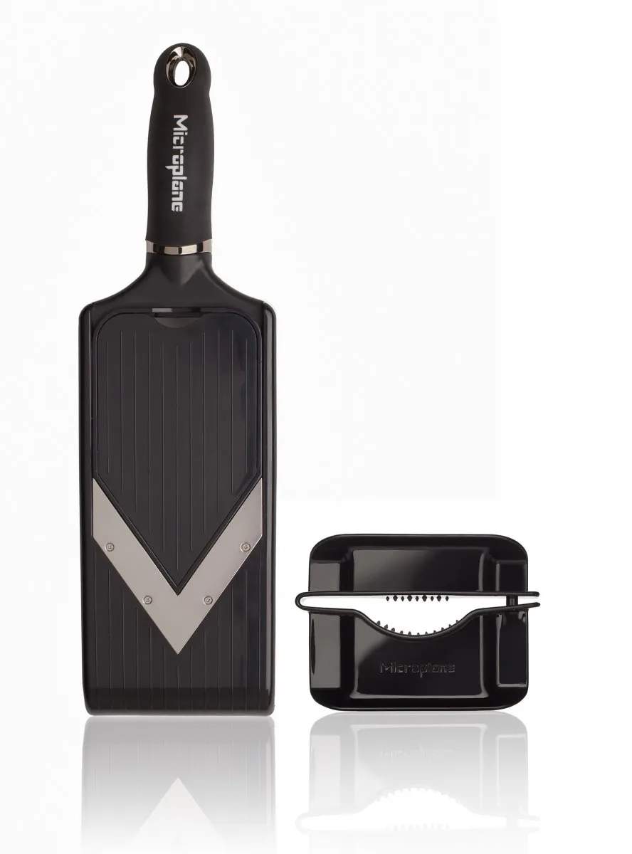 Microplane - Mandolin V-skær og Julienne - L 36 cm - Silikone/Stål ...