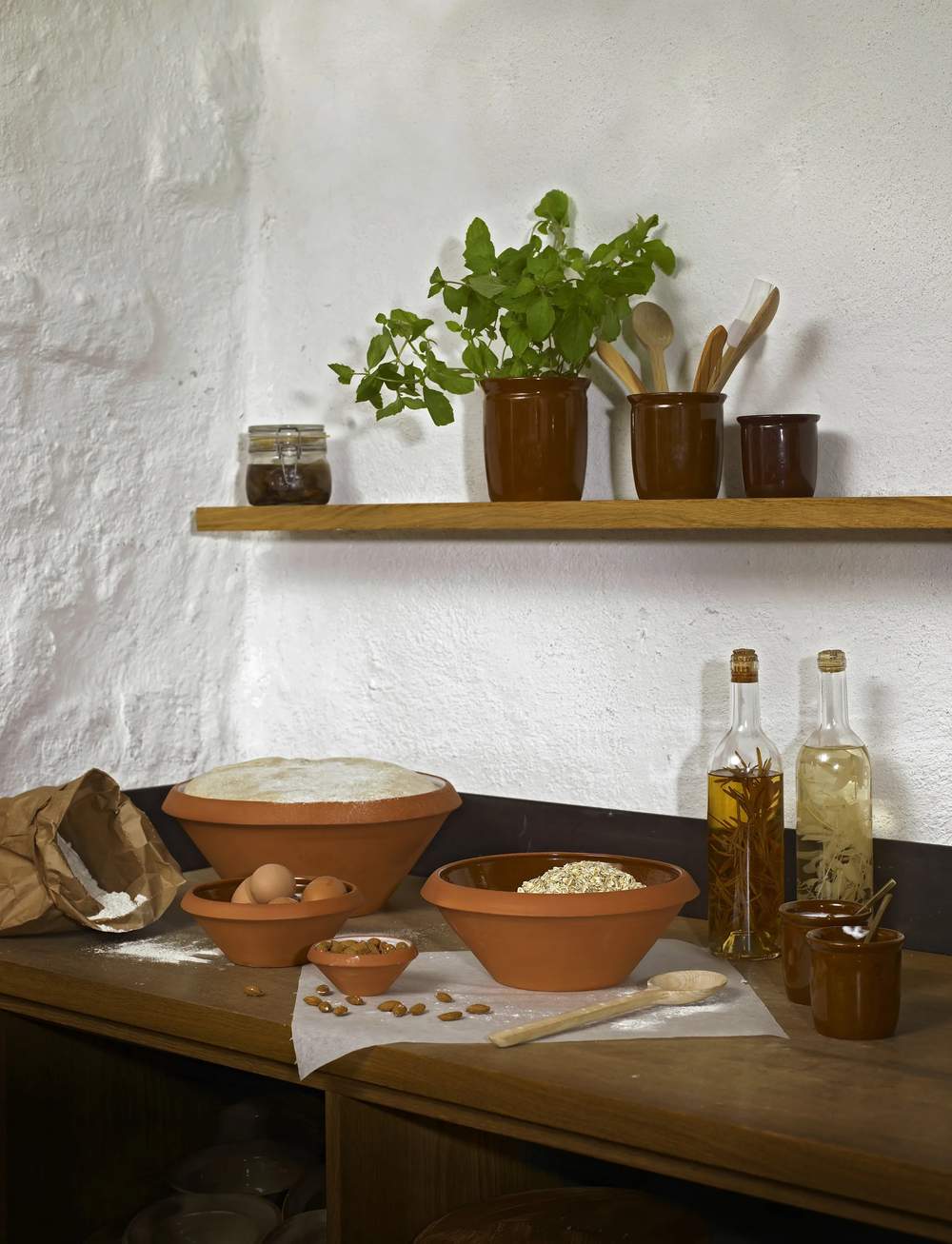 Knabstrup Keramik - Syltekrukke - 1 liter - Terracotta - Brun | Imerco