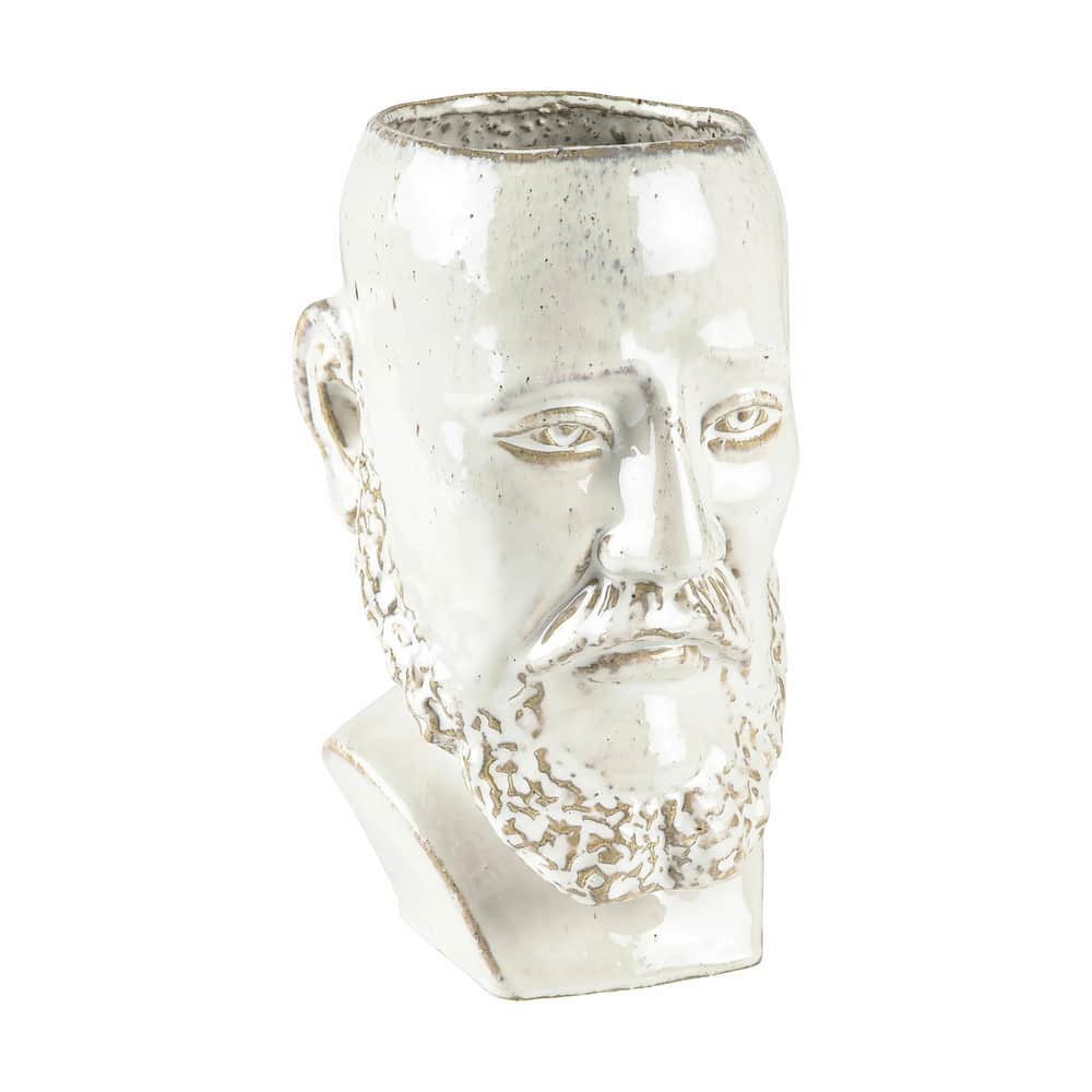 Villa Collection - Vase - H 26 cm - Stentøj - Hvid | Imerco