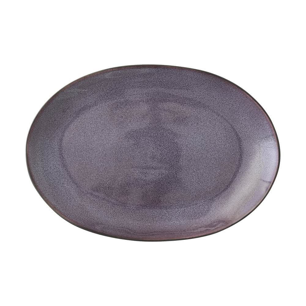 Bitz - Fad - L 36 x B 25 cm - Stentøj - Sort/lilla | Imerco