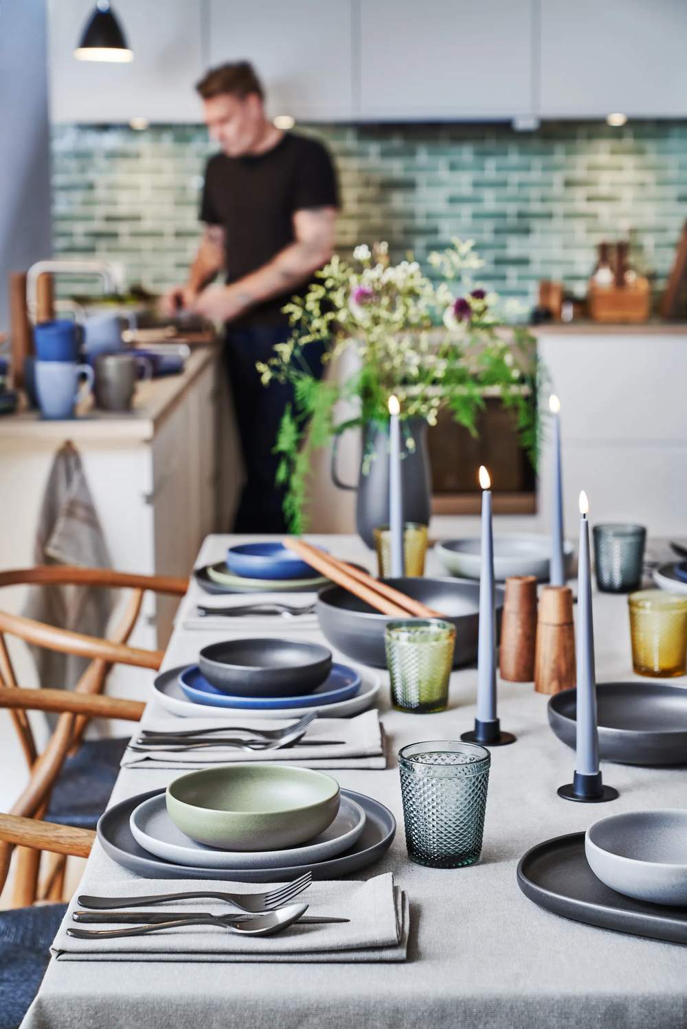 Timm Vladimir Kitchen - Tallerken - Ø 28 cm - Stentøj - Sort | Imerco