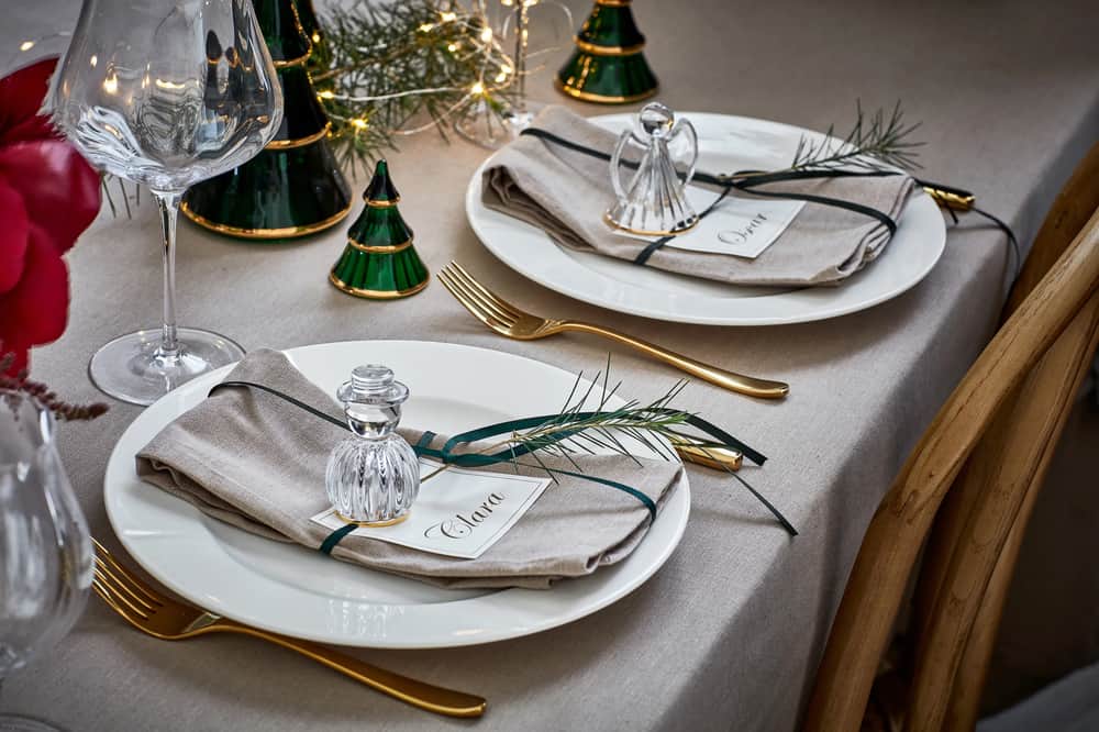 Holmegaard - Fairytales Engel - H 7,5 cm - Glas - Klar/guld | Imerco