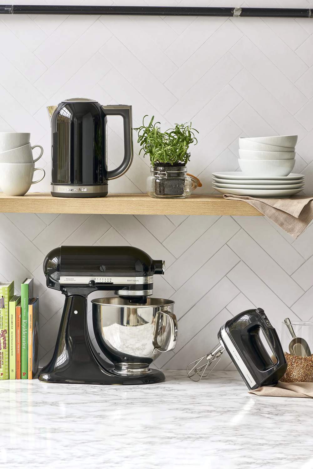 KitchenAid - Artisan Røremaskine 5KSM125EOB - 4,8 liter - 10 ...