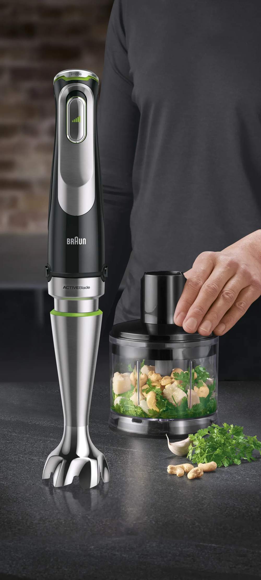 Braun - Multiquick 9 Stavblender MQ9138 - 1200 Watt - Med AntiSplash ...