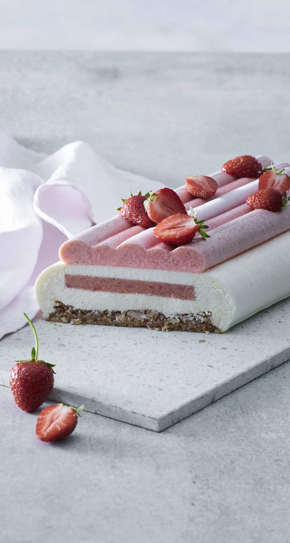 by Ditte Julie - Indsatsform - L 25 x B 9 cm - Silikone - Rosa | Imerco