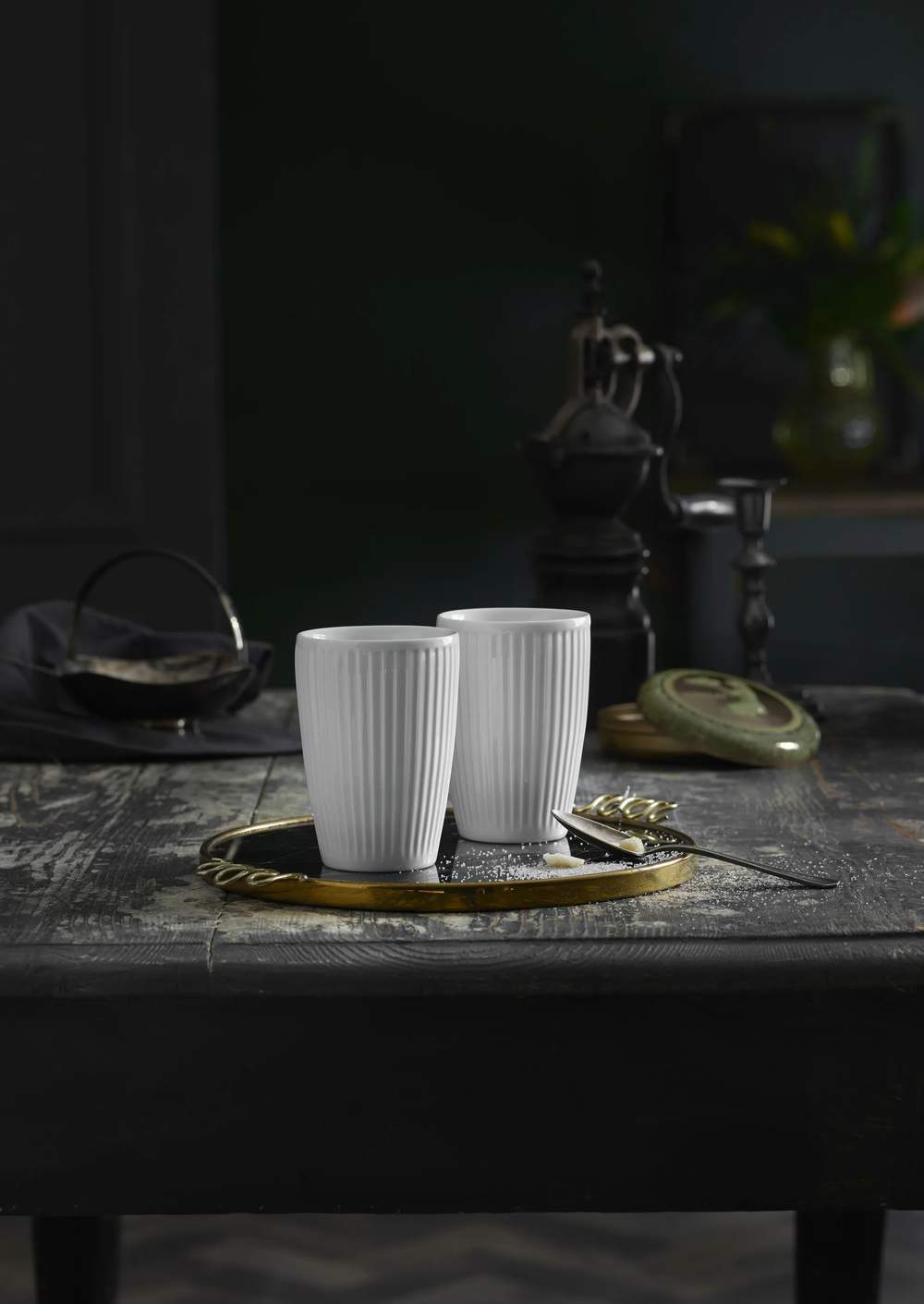 Pillivuyt - Plissé Termokrus - 2 stk. - 25 cl - Porcelæn - Hvid | Imerco