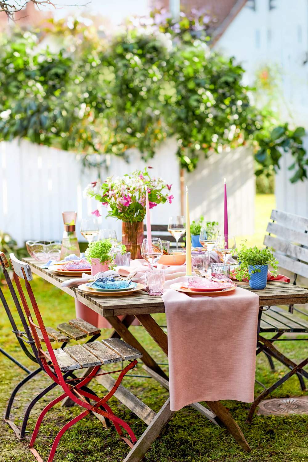 Holmegaard - Lily Vandglas - 2 stk. - 32 cl - Glas - Toffee rose | Imerco