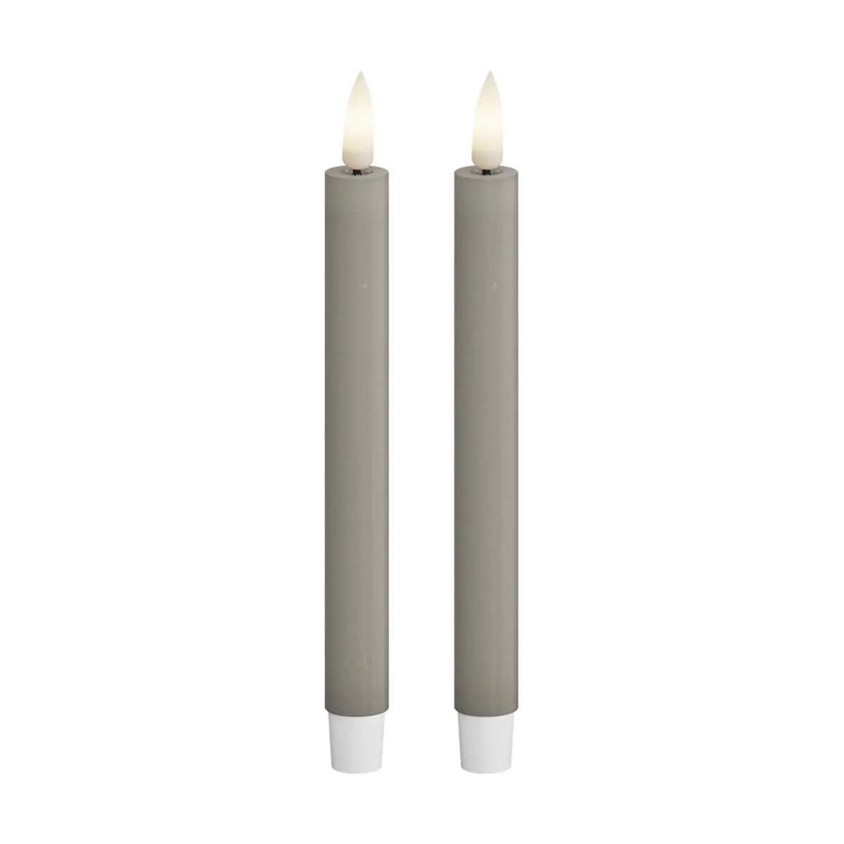 Køb Real Flame LED Kertelys - 2 stk. fra Deluxe Homeart H 14 cm ...