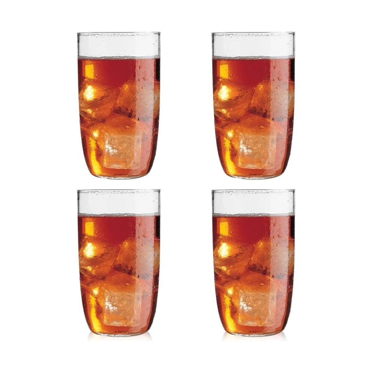 Køb Kvadrant Vandglas - 4 stk. fra Bodum 50 cl - Glas - Klar | Imerco