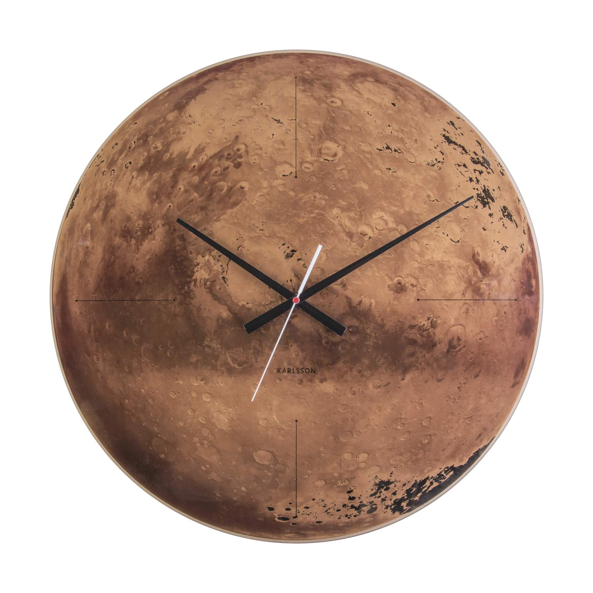 Karlsson - Mars Vægur - Ø 60 cm - Glas - Kobber | Imerco