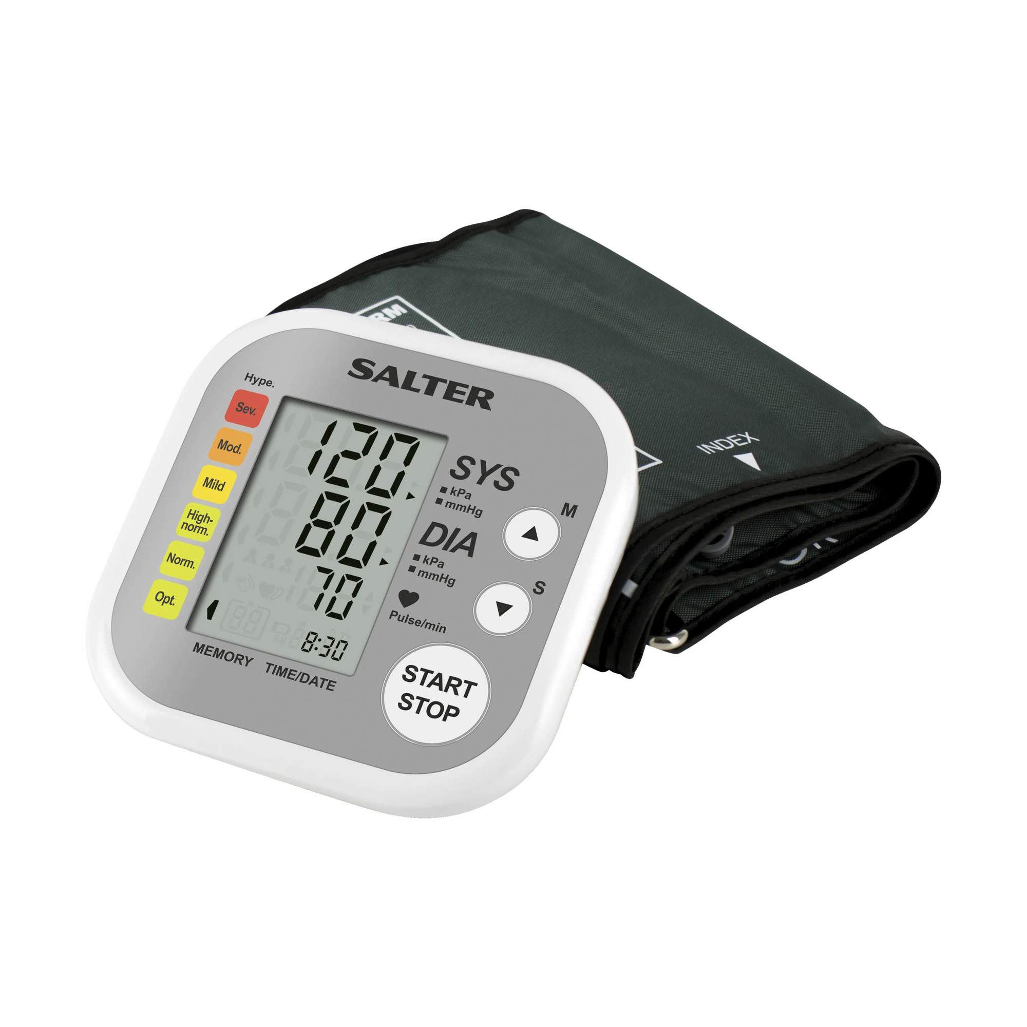 Salter - Automatisk Blodtryksmåler - WHO hypertension indikator - Måler ...