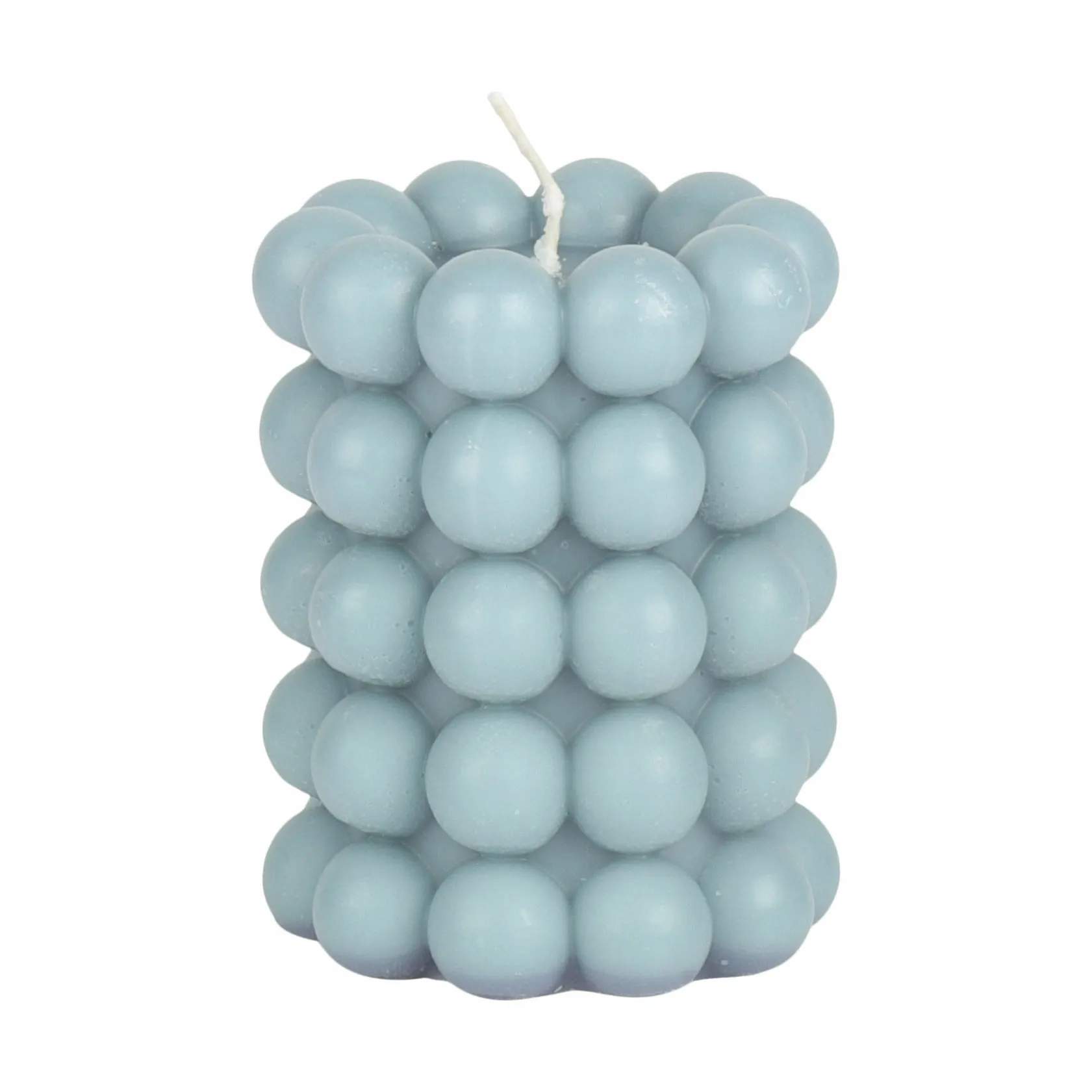 CASA Living - Bloklys - Ø 7,5 x H 9 cm - Stearin - Blå | Imerco