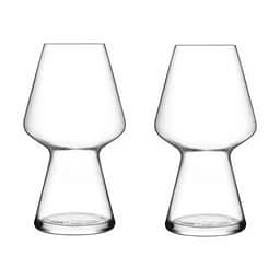 Luigi Bormioli - Birrateque Ølglas til Saison - 2 stk. - 75 cl - Krystalglas - Klar | Imerco