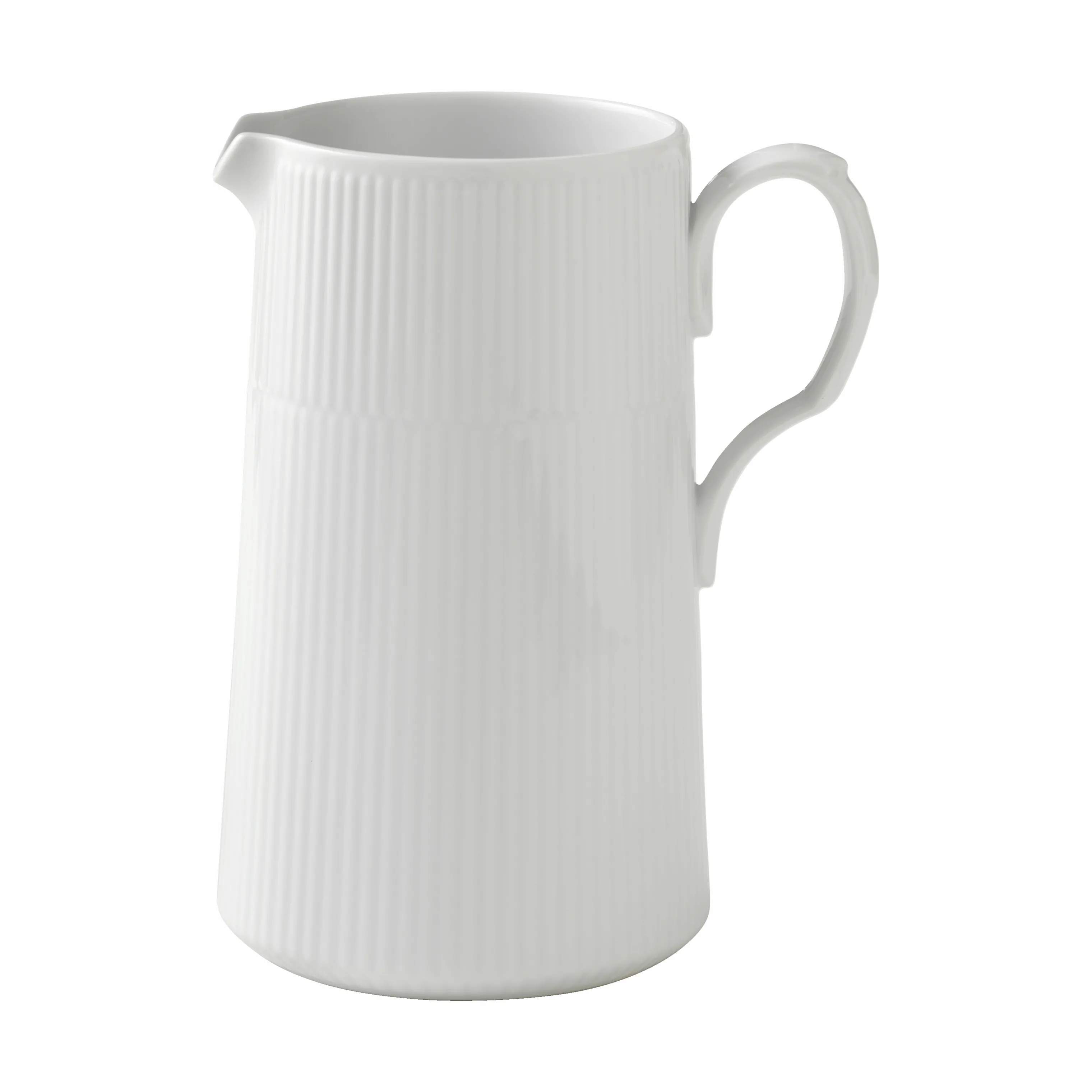 Hvid Riflet stel fra Royal Copenhagen | Imerco