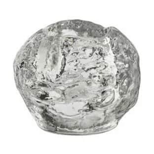 Kosta Boda - Snebold Lysestage - 3 stk. - H 6 cm - Krystalglas - Klar ...