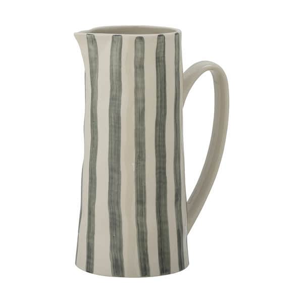 Bloomingville - Begonia Kande - 1,3 liter - Stentøj - Grøn/natur | Imerco