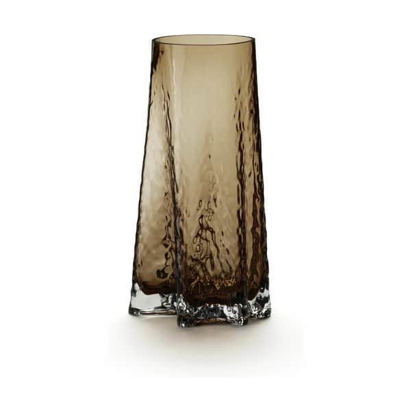 Cooee - Gry Vase - H 31 cm - Mundblæst glas - Cognac | Imerco