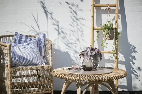 Lene Bjerre - Norah Stol - H 80 x B 52 x L 70 cm - Rattan - Nature | Imerco