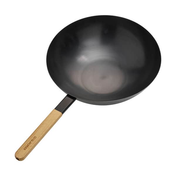 Morsø - Vulcano Wok - Ø 36 cm - Carbon steel - Sort/natur | Imerco