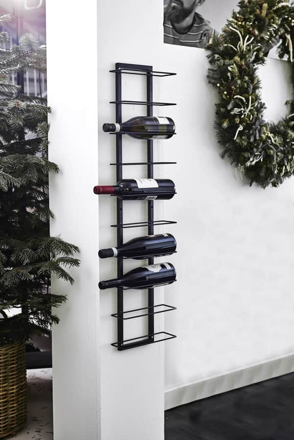 CASA Living - Vinreol - 10 flasker - Metal - Sort | Imerco