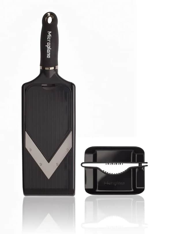 Microplane - Mandolin V-skær og Julienne - L 36 cm - Silikone/Stål ...