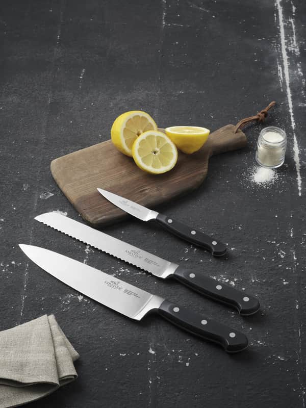 Lion Sabatier - Pluton Knivsæt - 3 dele - 3 dele - Rustfrit stål/POM ...