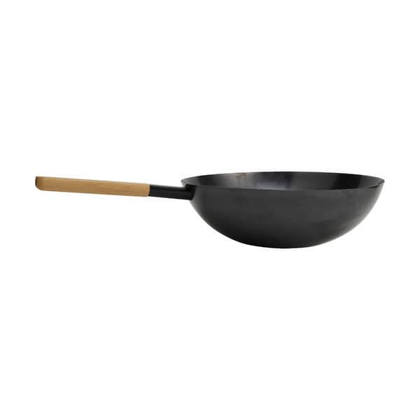 Morsø - Vulcano Wok - Ø 36 cm - Carbon steel - Sort/natur | Imerco