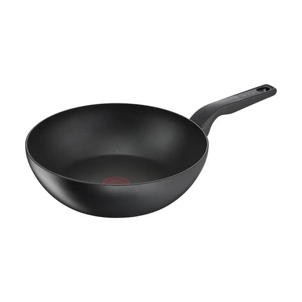 Tefal - Hard Titanium Pro Wok - Ø 28 cm - Stål - Sort | Imerco