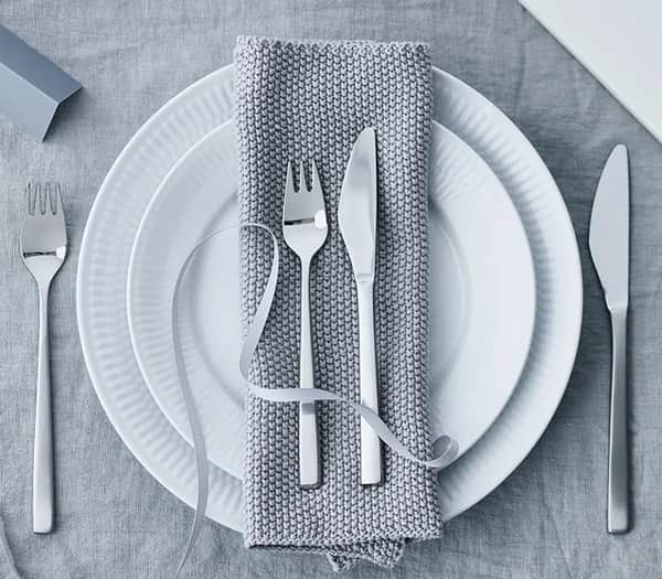 Gense - Fuga Bestiksæt - 16 dele - 4 kuverter - Rustfrit stål - Mat/blank | Imerco