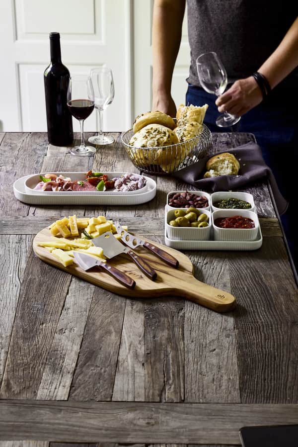 Eva Trio - Legio Nova Tapassæt - 5 dele - Porcelæn - Hvid | Imerco