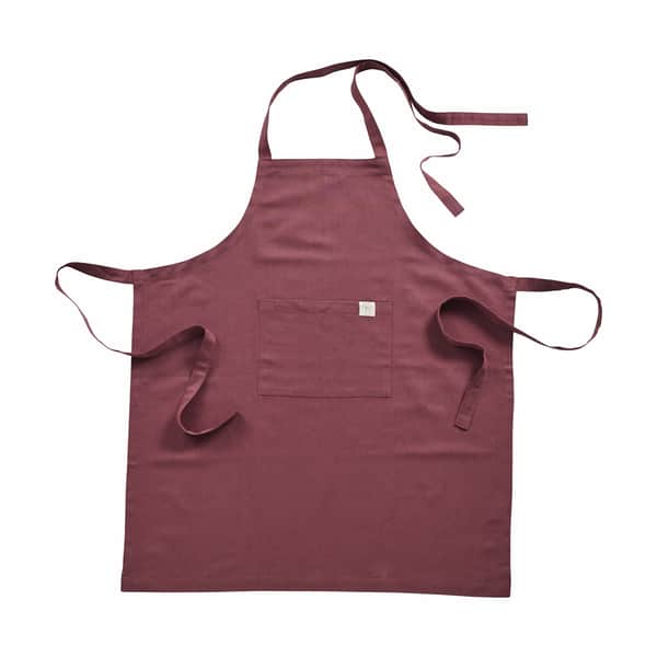 by Ditte Julie - Forklæde - L 75 cm - Bomuld/hør - Rosa | Imerco