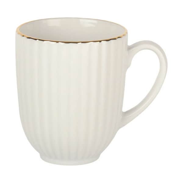 CASA Living - Daisy Gold Krus - 35 cl - Hvid/guldfarvet | Imerco