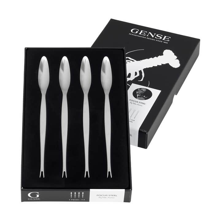 Gense - Focus Steel Hummergaffel - 4 stk. - L 20,6 cm - 18/8 rustfrit ...