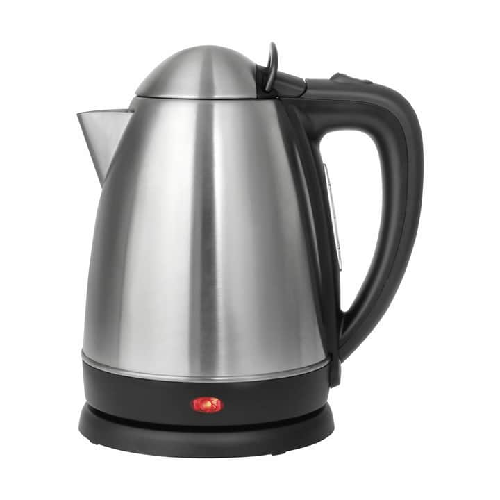 Cook & Baker - Basic Elkedel - 1,8 liter - 1800 Watt - Auto-sluk - Børstetstål/sort | Imerco