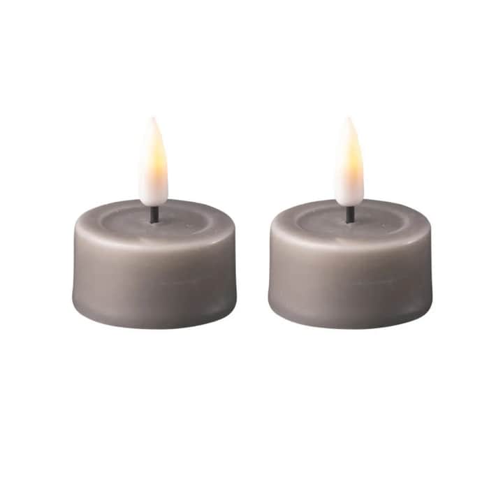 Deluxe Homeart - Real Flame LED Fyrfadslys - 2 stk. - H 4 cm - Stearin ...