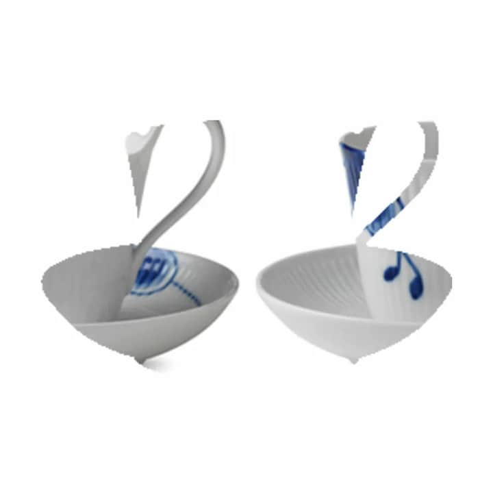 Royal Copenhagen - Blå Mega Riflet Kopper - 2 stk. - 25 cl - Porcelæn ...
